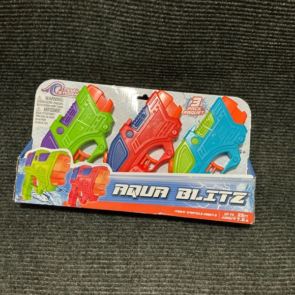 Hydro storm | Toys | Aqua Blitz Water Blaster Set Vibrant Red Green ...